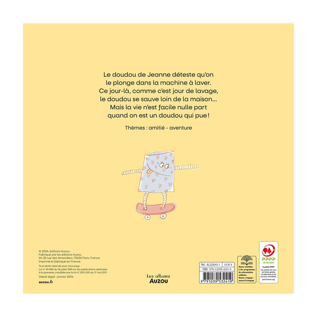 Livre Le doudou qui ne sentait pas bon - Auzou – French Blossom