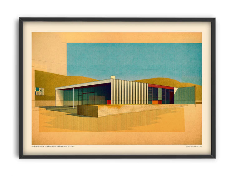 Affiche 50x70 - Sander Patelski - Charles & Ray Eames and Eero Saarine ...